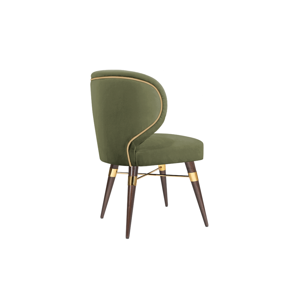 Louis Dining Chair by the Glamorous Ottiu Beyond Upholstery