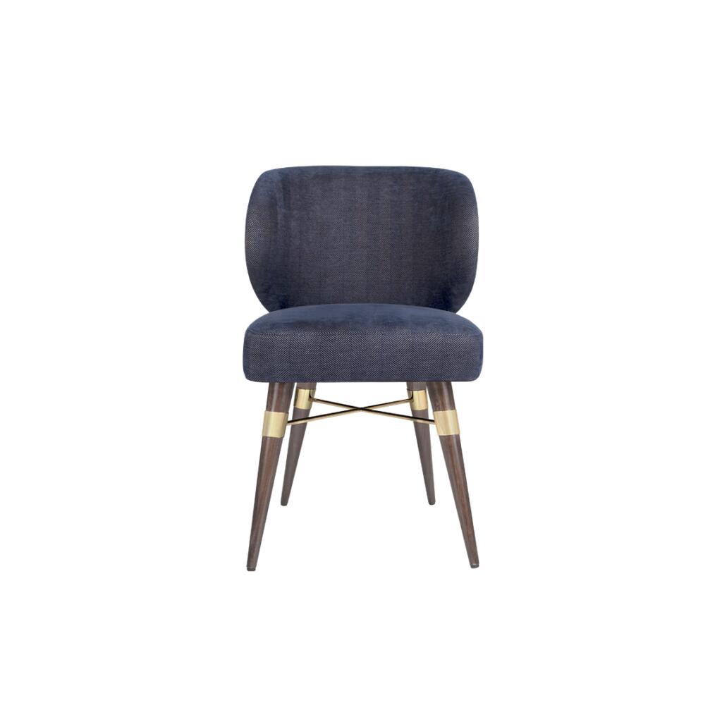Louis Dining Chair by the Glamorous Ottiu Beyond Upholstery