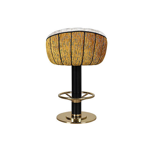 Vivien Swivel Bar Chair by the Glamorous Ottiu Upholstery