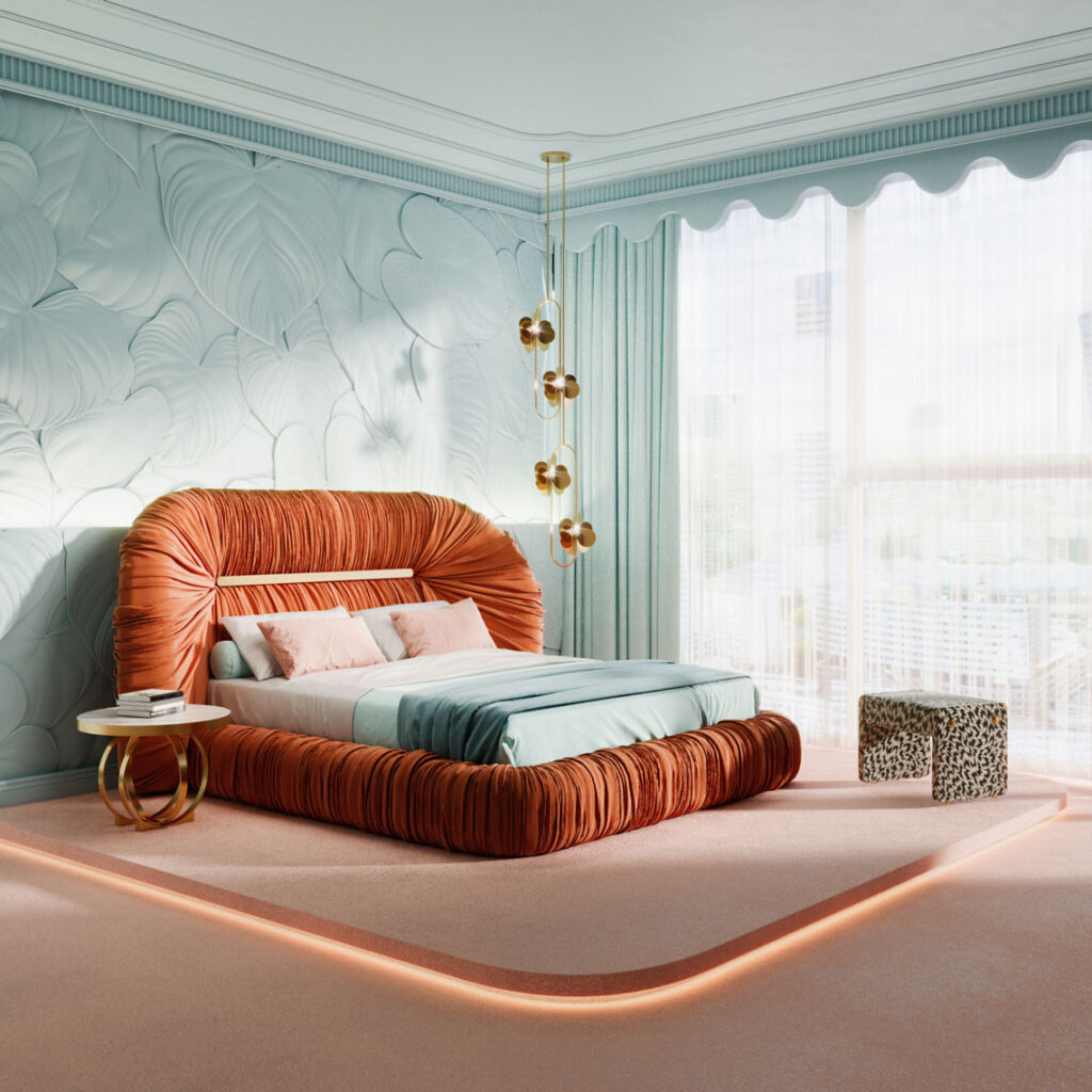 Tammi Bed by the Glamorous Ottiu | Beyond Upholstery