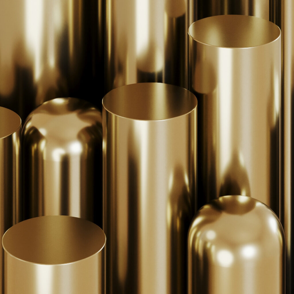 Customize in metal by the Glamorous Ottiu Beyond Upholstery