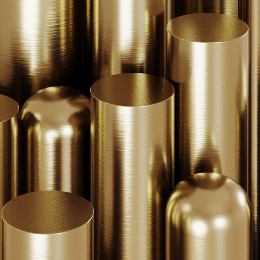 Customize in metal by the Glamorous Ottiu Beyond Upholstery
