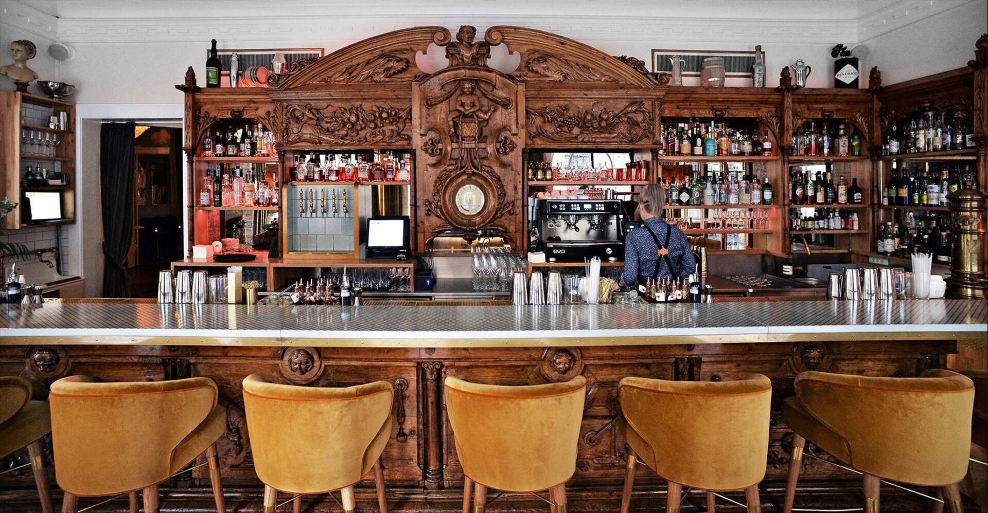 Bronnum Cocktail Bar by Glamorous Ottiu Beyond Upholstery