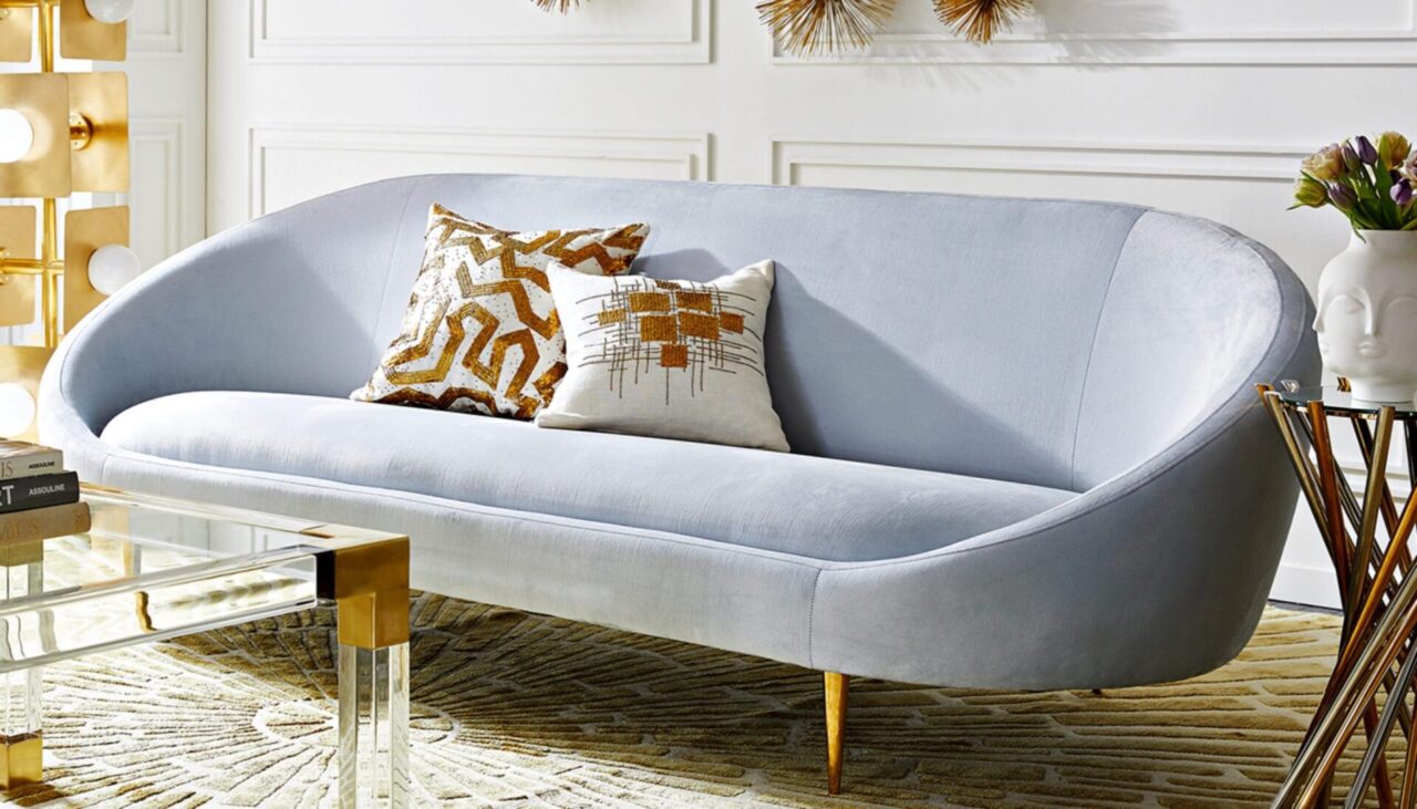 10 Curved Sofas to Love by the Glamorous Ottiu Upholstery