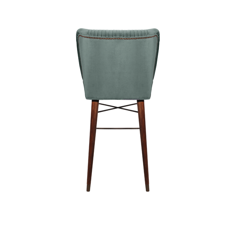 Visconti Bar Chair by the Glamorous Ottiu Beyond Upholstery
