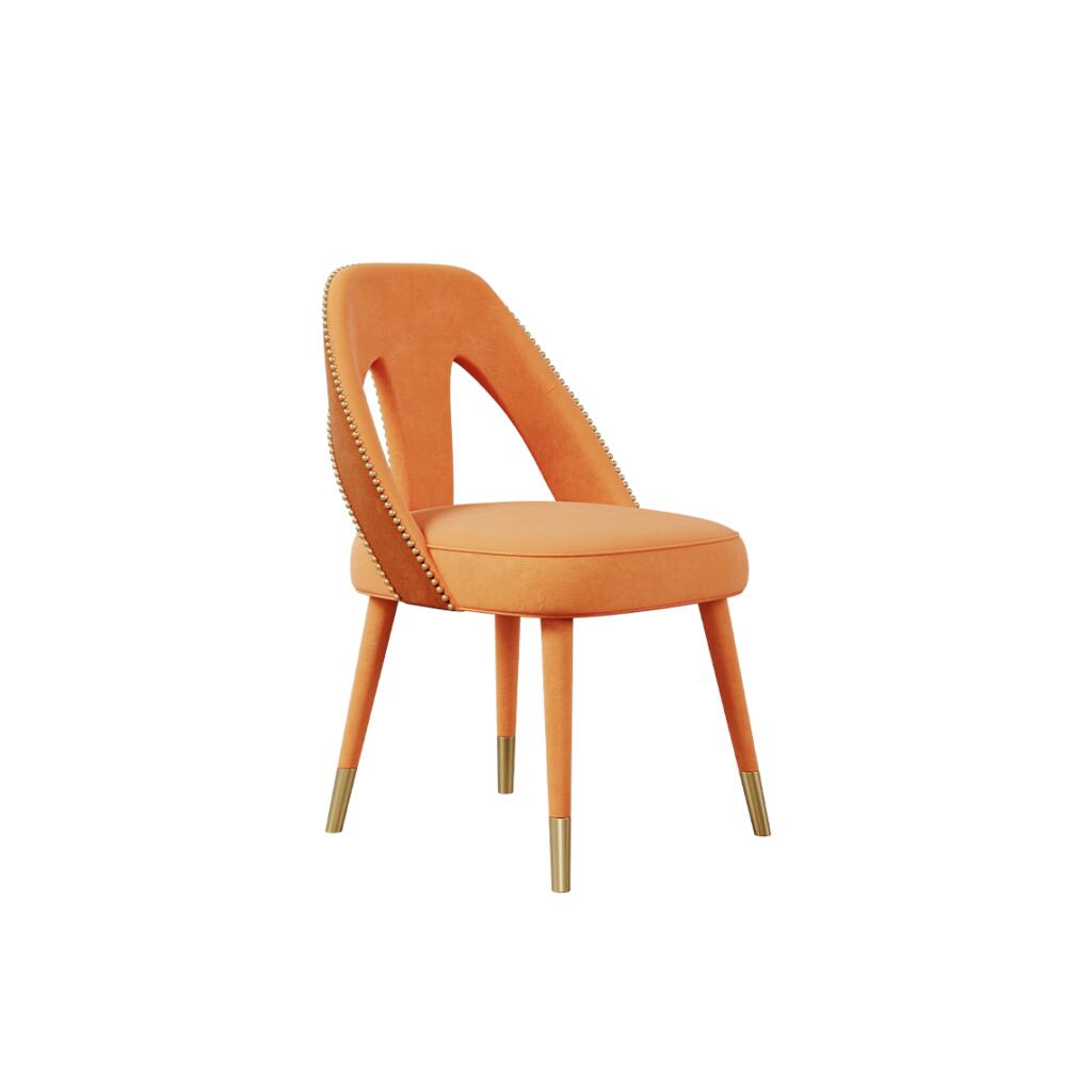 Caron Dining Chair by the Glamorous Ottiu | Beyond Upholstery
