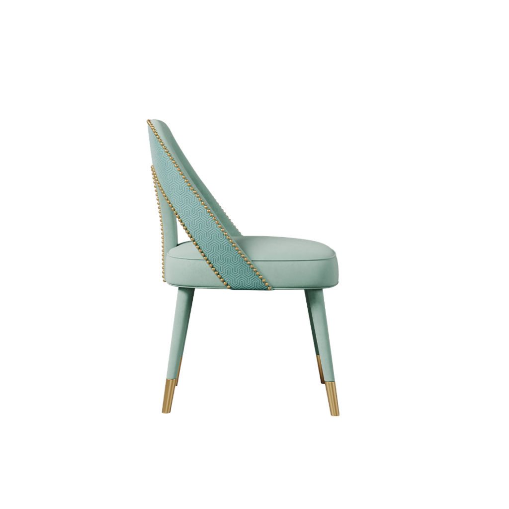 Caron Dining Chair by the Glamorous Ottiu | Beyond Upholstery