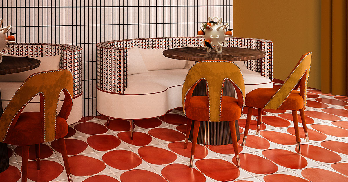 Caron Dining Chair by the Glamorous Ottiu | Beyond Upholstery