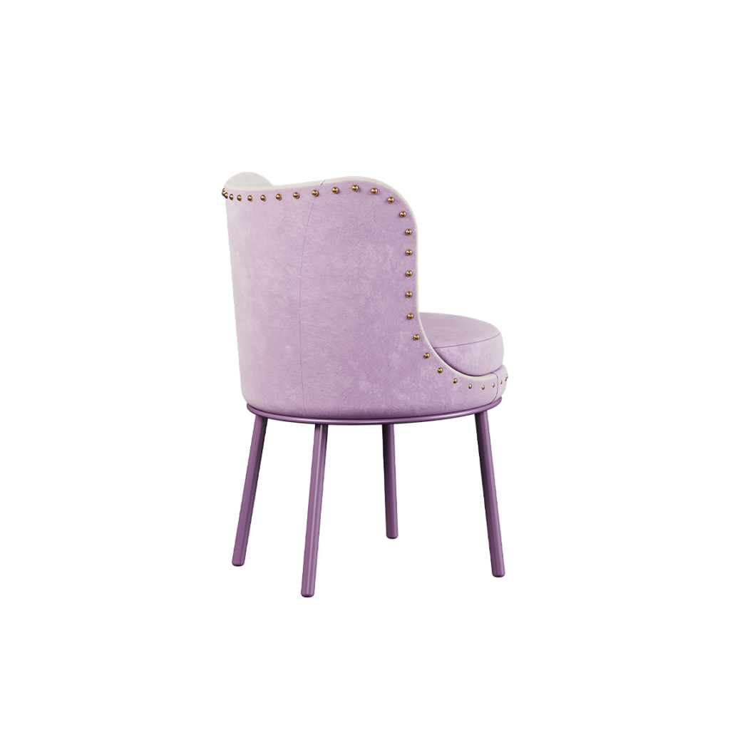 Fay Dining Chair by the Glamorous Ottiu Beyond Upholstery