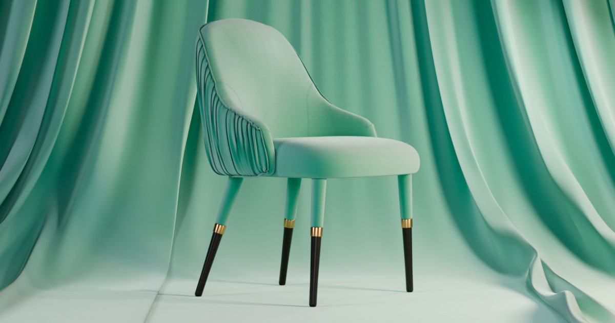 Gardner Dining Chair by the Glamorous Ottiu | Beyond Upholstery