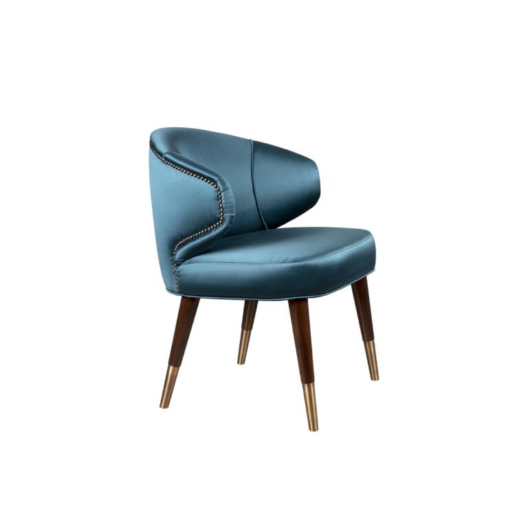 Tippi Dining Chair by the Glamorous Ottiu Beyond Upholstery