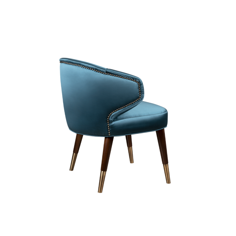 Tippi Dining Chair by the Glamorous Ottiu Beyond Upholstery