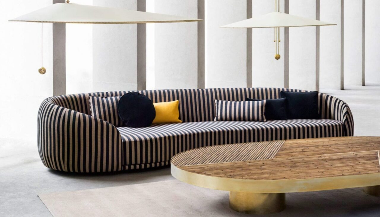 10 Curved Sofas to Love by the Glamorous Ottiu Upholstery
