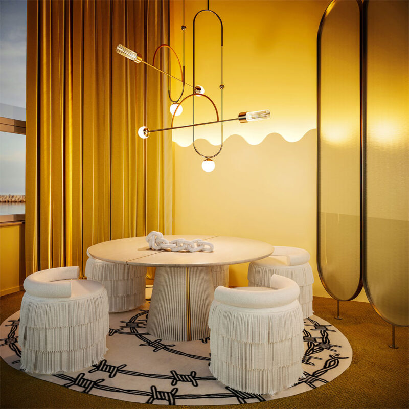 Beth Stool by the Glamorous Ottiu | Beyond Upholstery