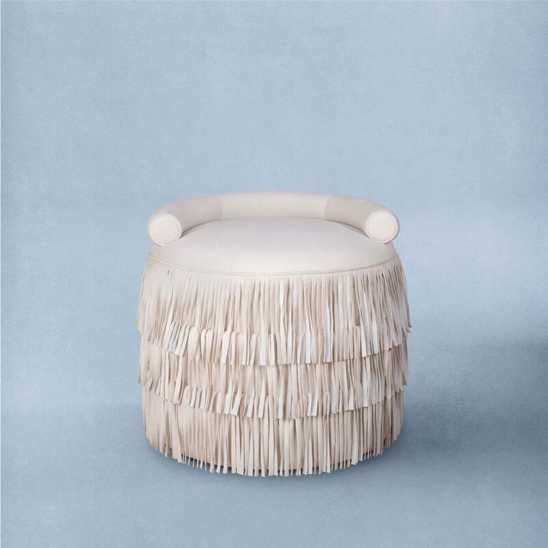 Beth Stool by the Glamorous Ottiu | Beyond Upholstery