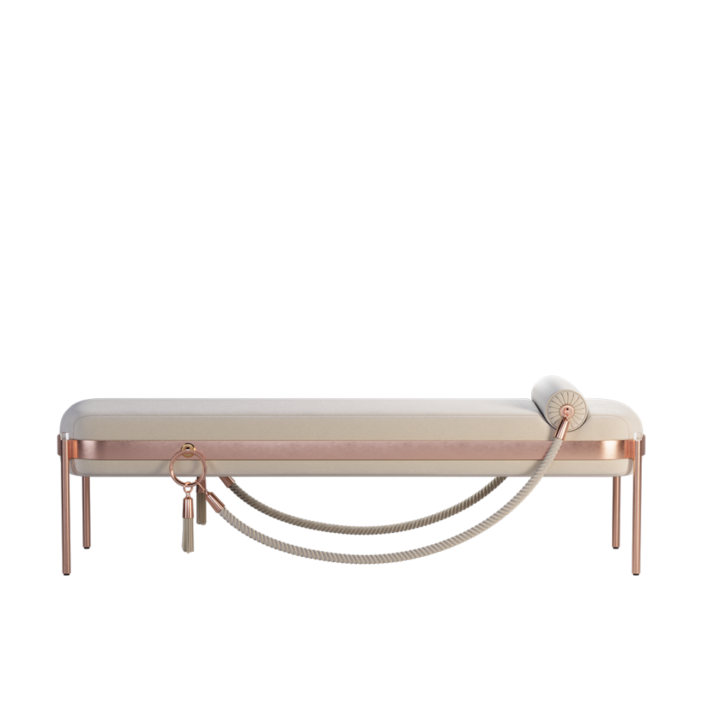 Ginger Bench by the Glamorous Ottiu | Beyond Upholstery